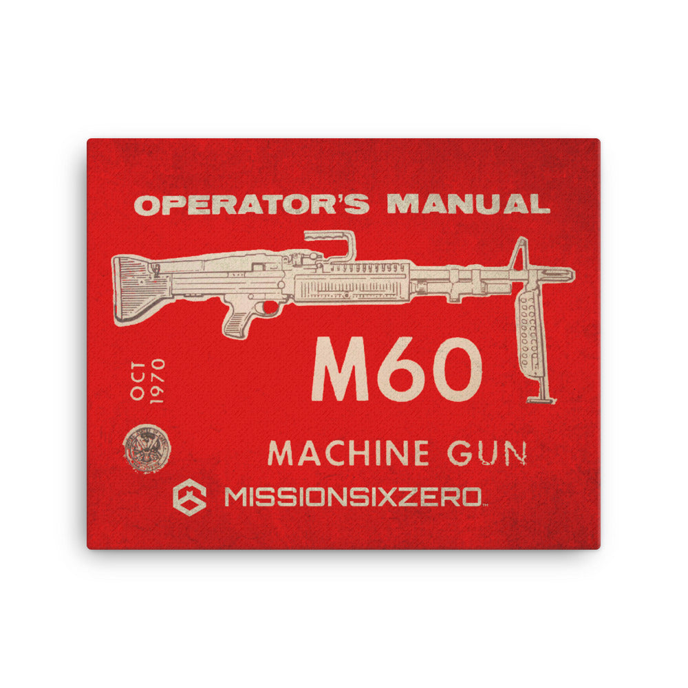 M60 Operator's Manual Canvas – Mission Six Zero